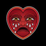 Crying Heart Tattoo Meaning - Inkspired Magazine